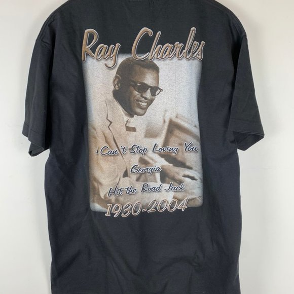 Vintage | Shirts | Vintage Ray Charles Father Of Soul Tee | Poshmark